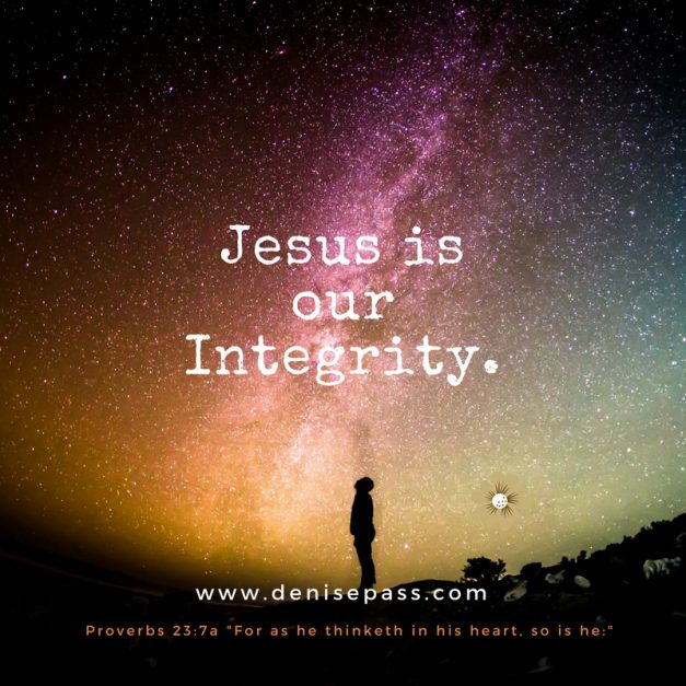 Worshipful Wednesday: Integrity is all in the Mind - Denise Pass