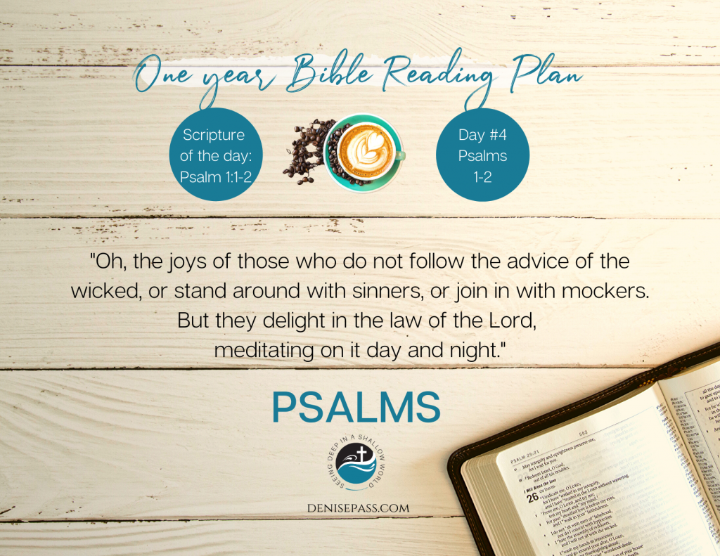 January 4 Bible Reading Plan - Denise Pass